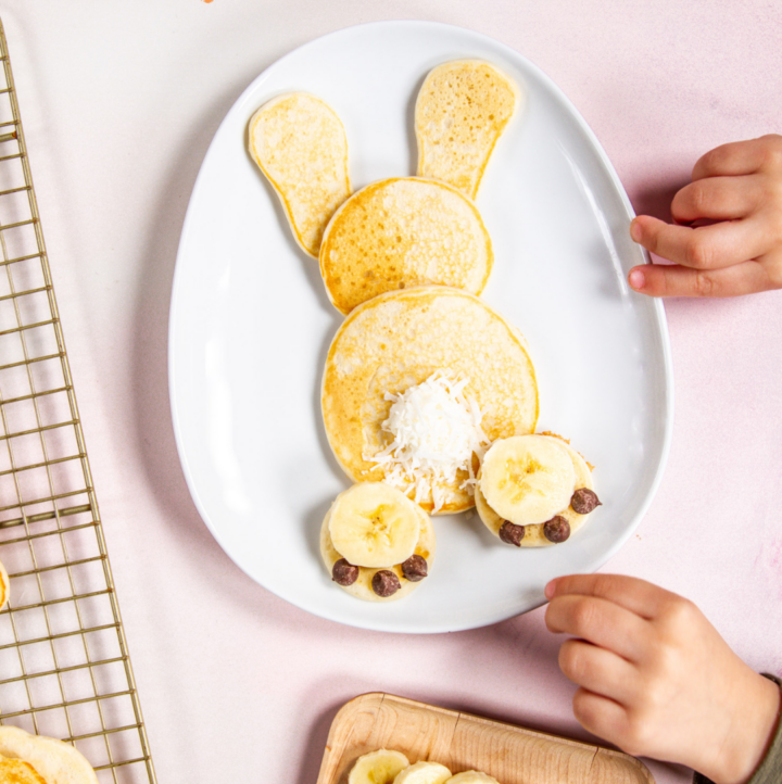 Fluffy Buttermilk Bunny Pancakes Recipe - Sweetphi