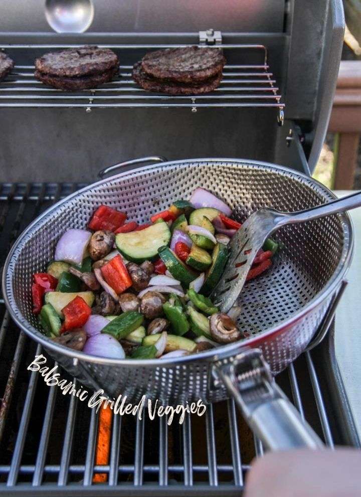 Balsamic Grilled Vegetables Recipe - Sweetphi